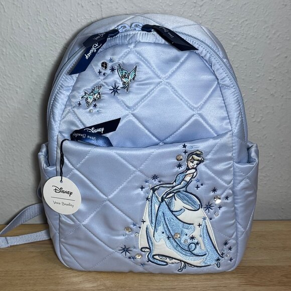 Vera Bradley | Bags | Vera Bradley X Disney Cinderella Paisley On Morning Glory Small Backpack ...